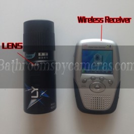 Wireless Shower Spy Camera Spray Bottle Pinhole Spy Camera 2.4GHz with ...